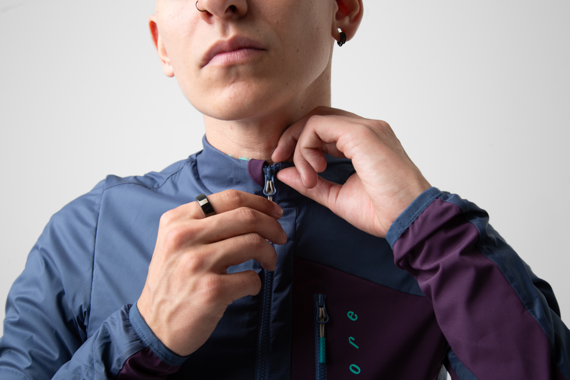 Alternative Insulated Jacket Blue Indigo