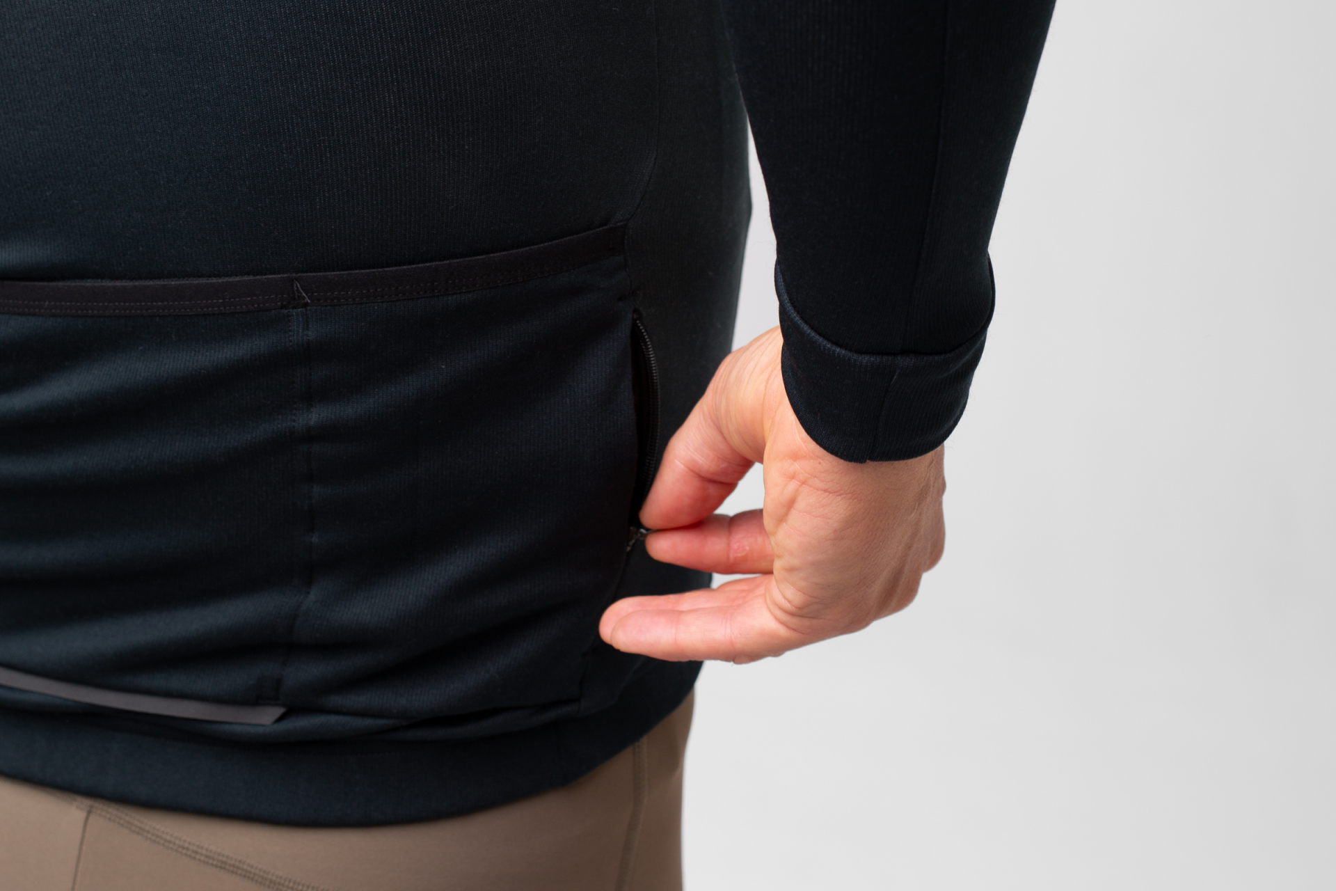 Signature Wind Block Long Sleeve Jersey Anthracite