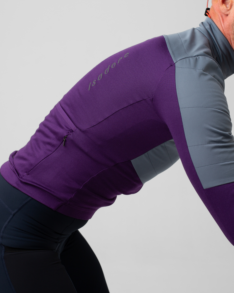 Signature Wind Block Long Sleeve Jersey Blackberry Cordial